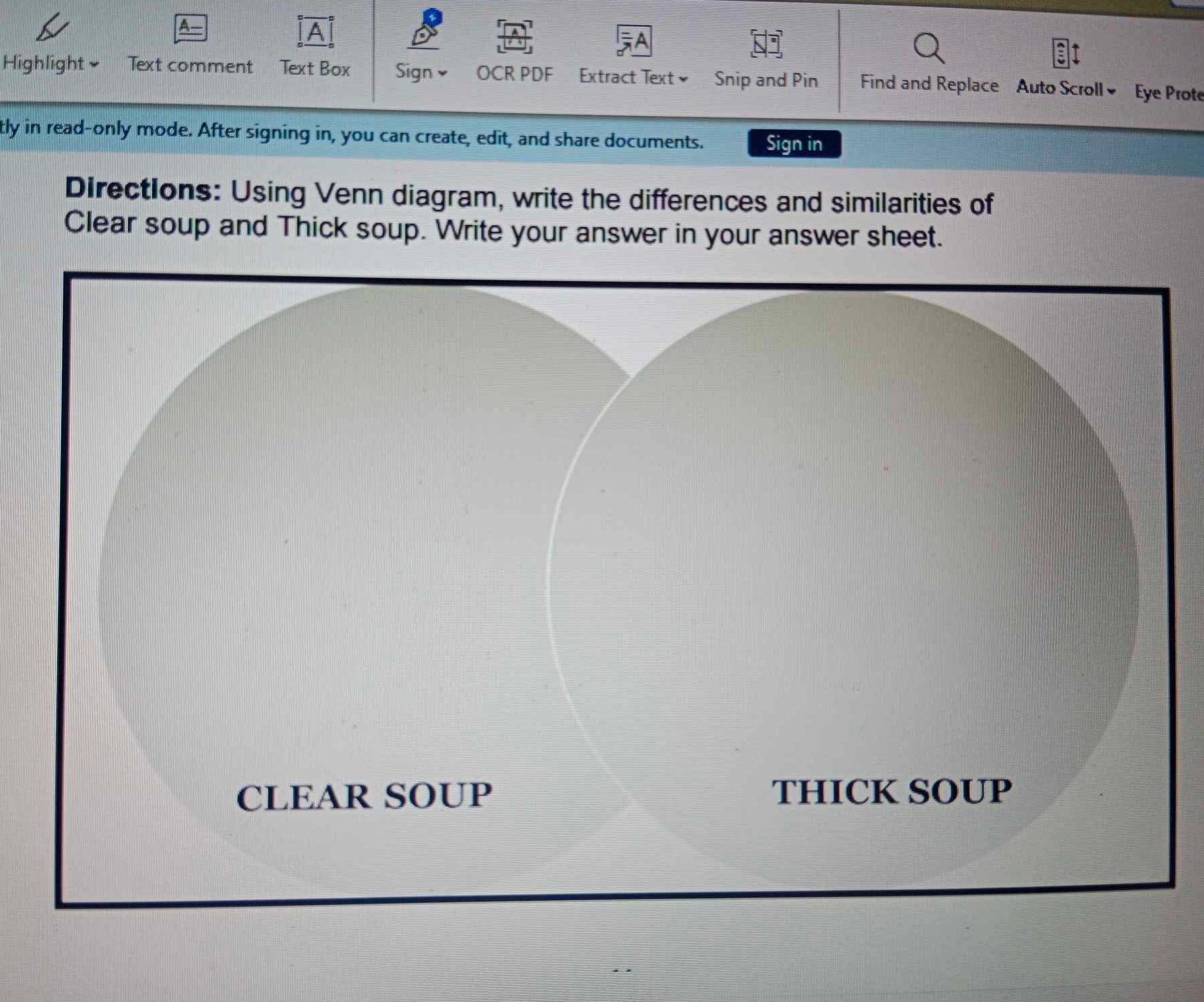 Directions Using Venn diagram write the | StudyX