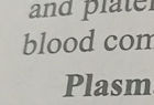 and plateletsblood componentsPlasma