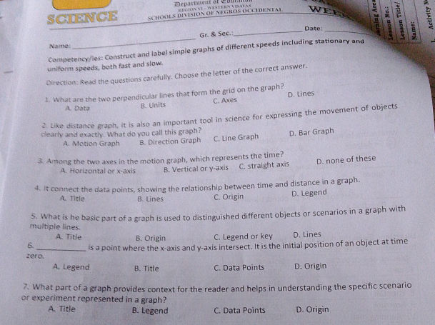 Competency/les Construct and label simple | StudyX