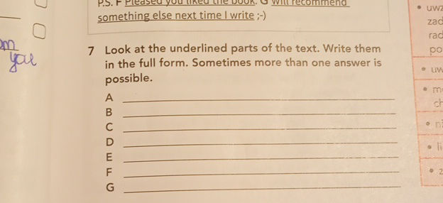 7 Look at the underlined parts of the text | StudyX