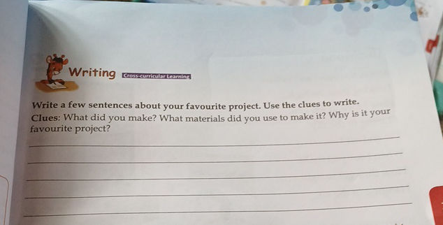 Writing Cross-curricular Learning Write a | StudyX