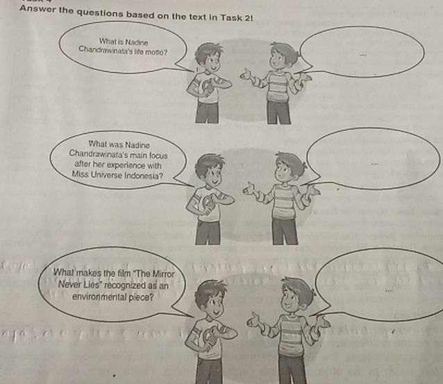 Answer the questions based on the text in | StudyX