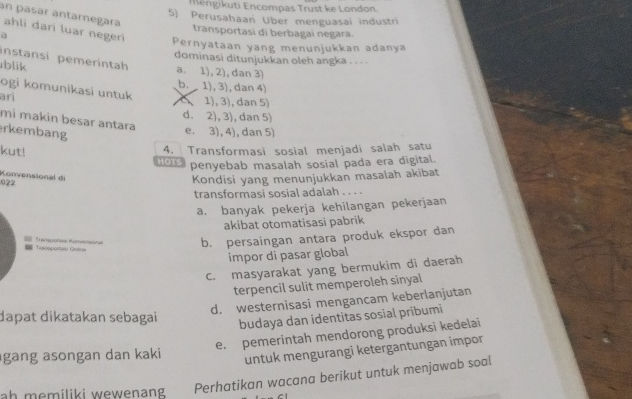 5) Perusahaan Uber menguasai industri | StudyX