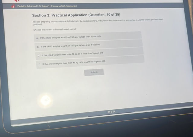 Section 3 Practical Application (Question 10 | StudyX
