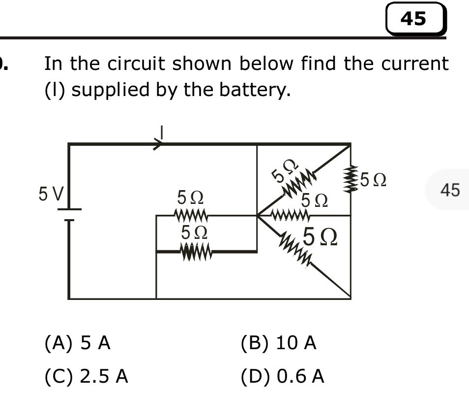 D In the circuit shown below find the | StudyX