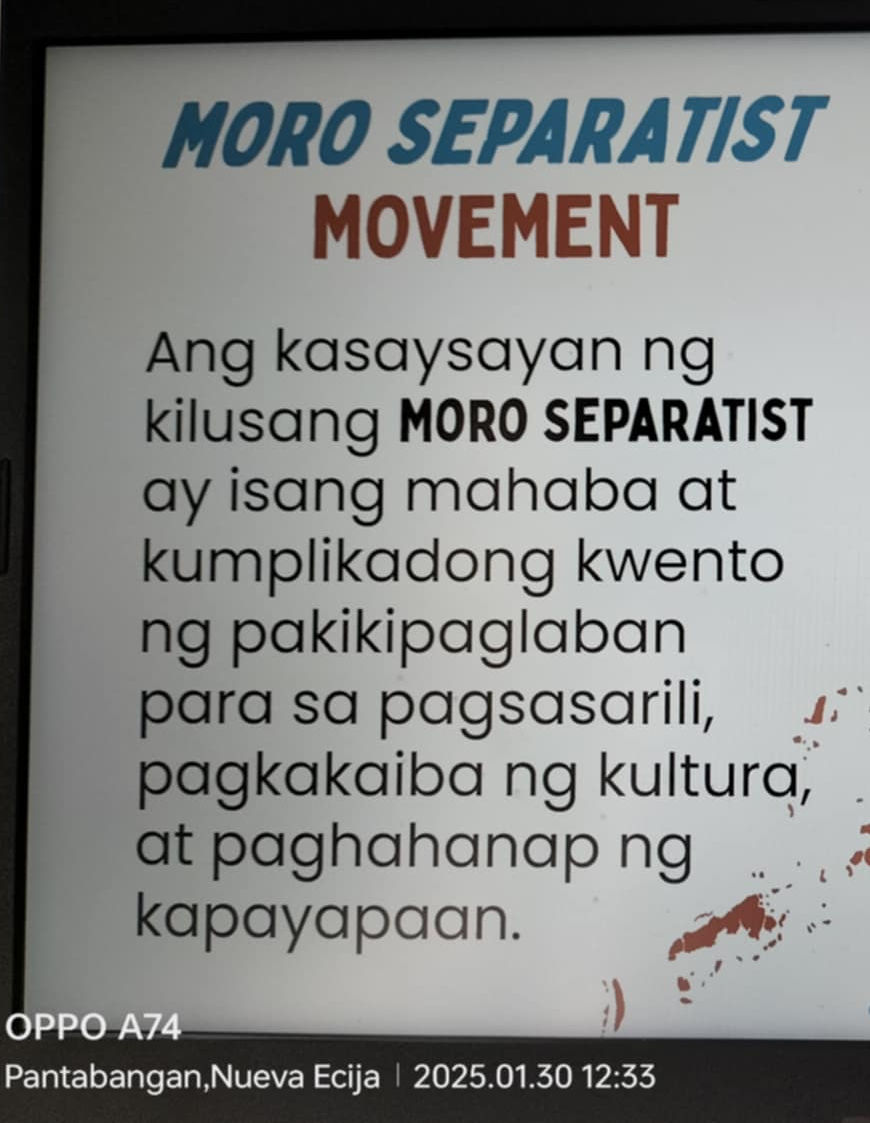 MORO SEPARATIST MOVEMENT Ang kasaysayan ng | StudyX