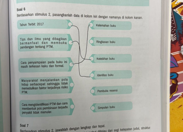 Soal 6 Berdasarkan stimulus 2 pasangkanlah | StudyX