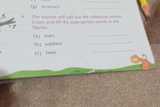 6 The teacher will call out the collective | StudyX