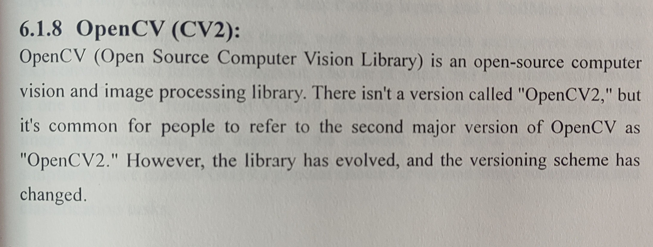 618 OpenCV (CV2) OpenCV (Open Source | StudyX