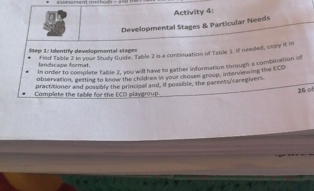 Activity 4 Developmental Stages Particular | StudyX