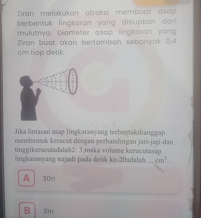 Ziran melakukan atraksi membuat asap | StudyX