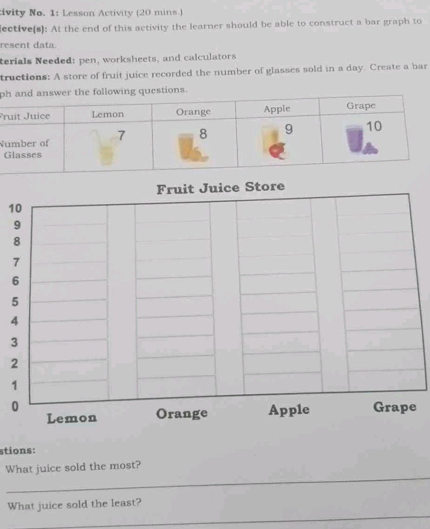 civity No 1 Lesson Activity (20 mins) | StudyX