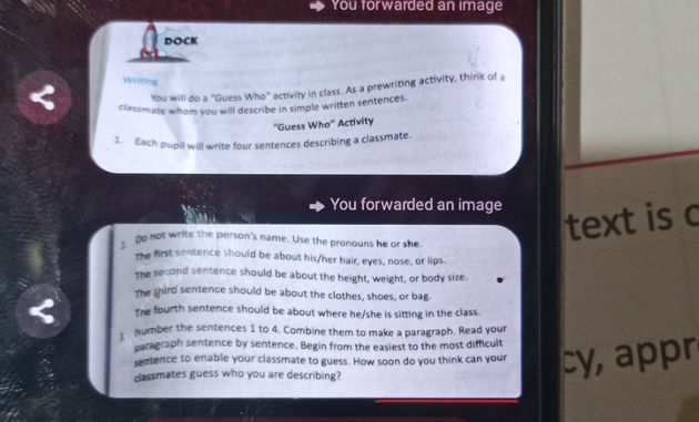 You will do a Guess Who activity in class As | StudyX