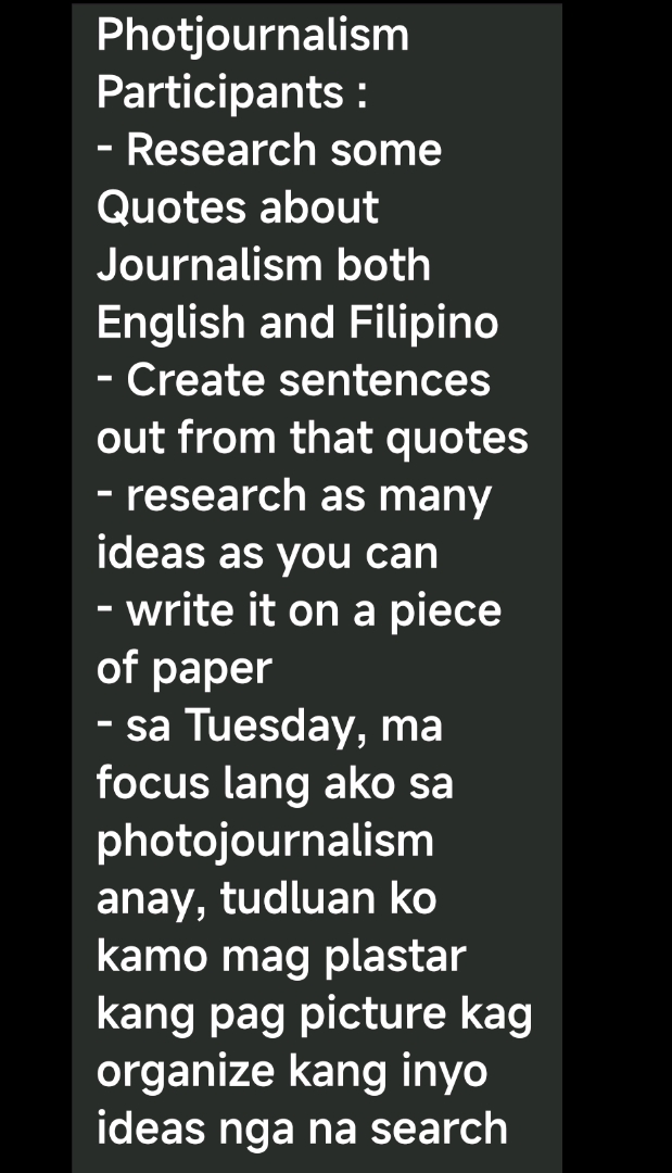 Photojournalism Participants - Research some | StudyX