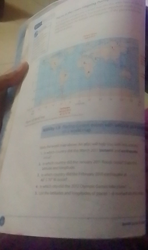 Study the world map shown The map will help | StudyX