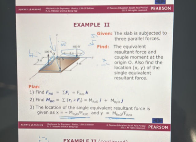EXAMPLE II Given The slab is subjected to | StudyX