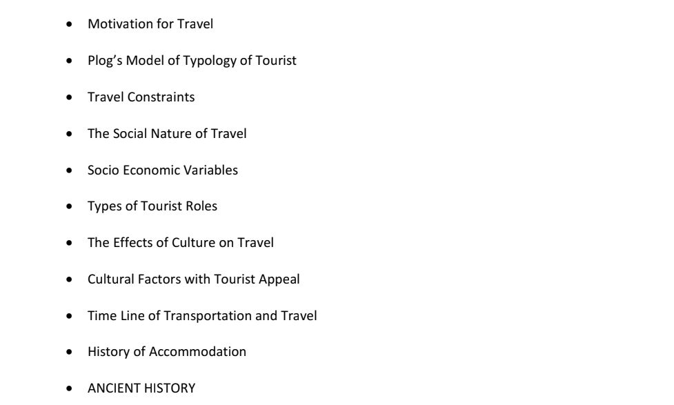 Motivation for Travel Plogs Model of | StudyX