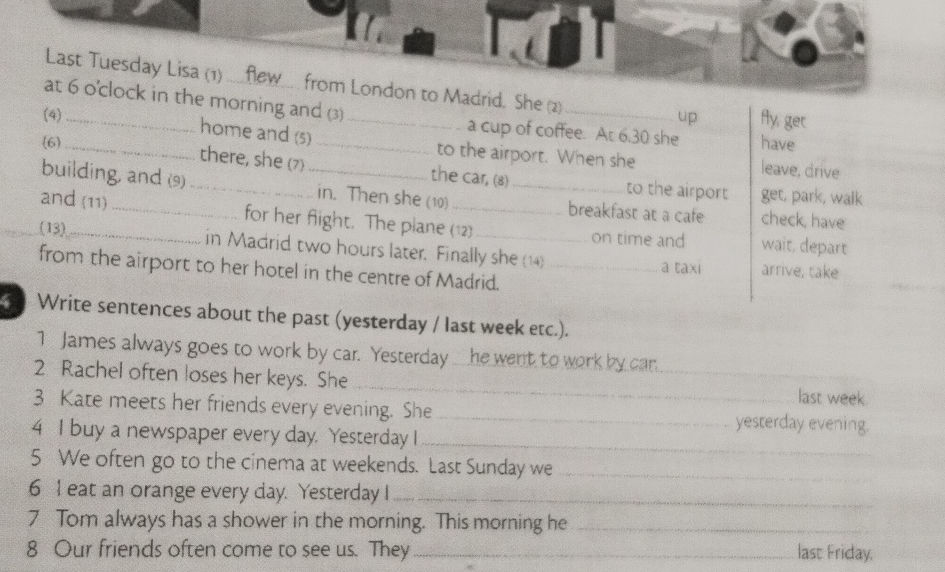 Last Tuesday Lisa (1) flew from London to | StudyX