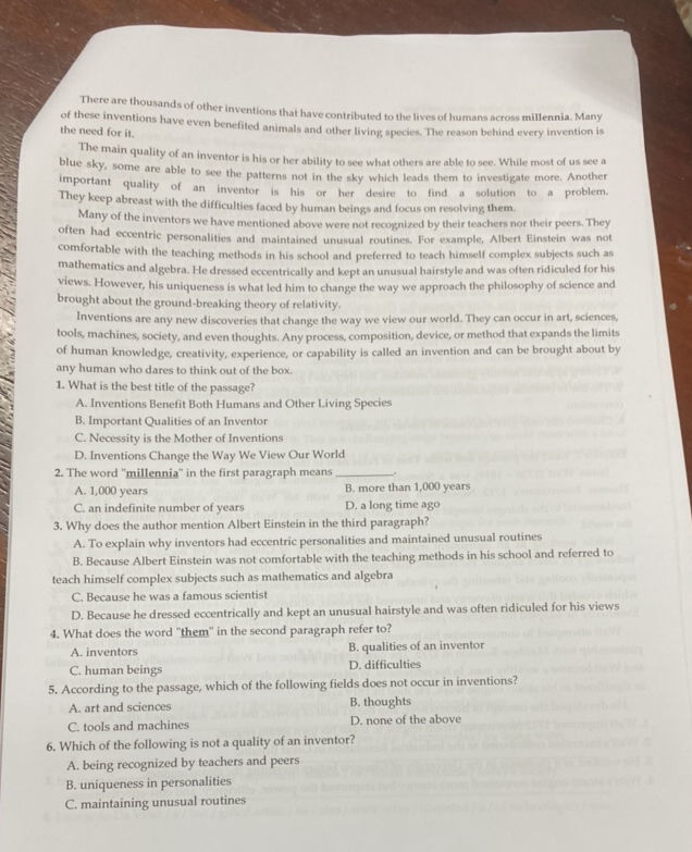 There are thousands of other inventions that | StudyX