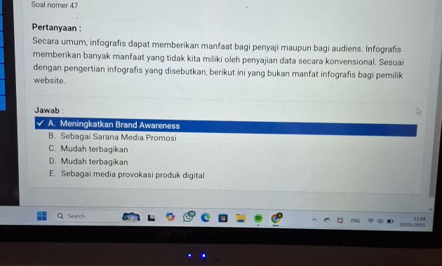 Soal nomer 47 Pertanyaan Secara umum | StudyX