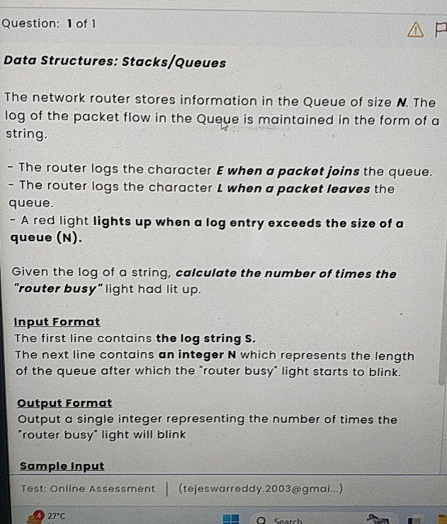 Question 1 of 1 Data Structures | StudyX
