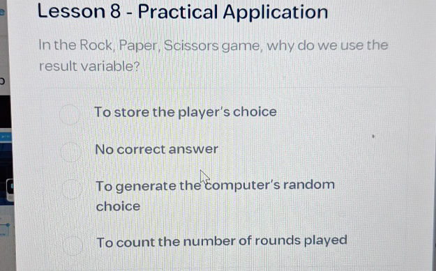Lesson 8 - Practical Application In the Rock | StudyX