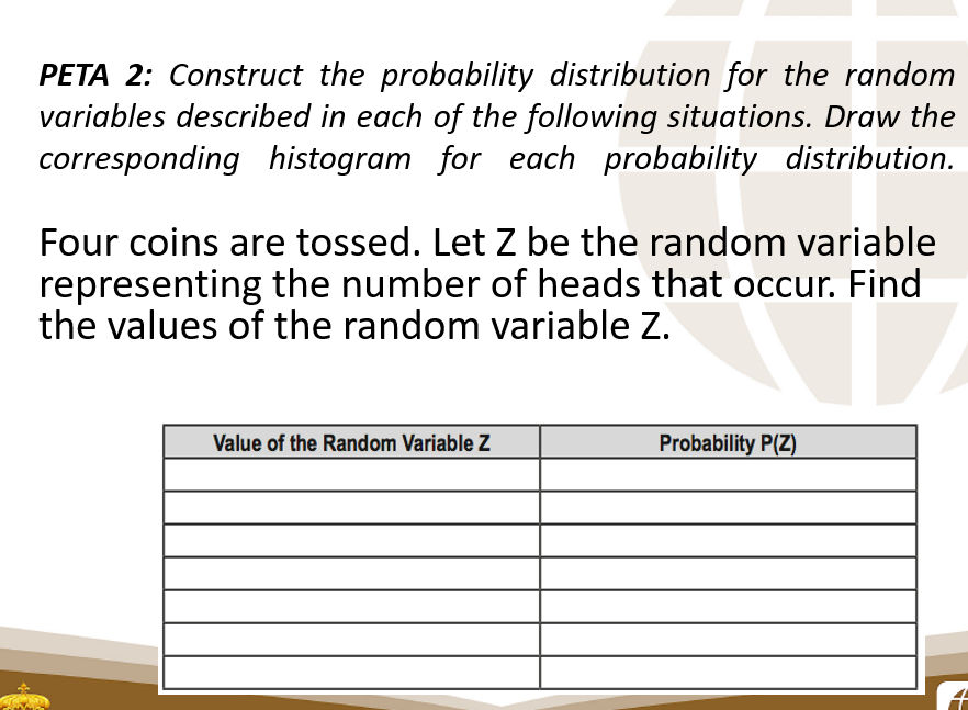 PETA 2 Construct the probability | StudyX