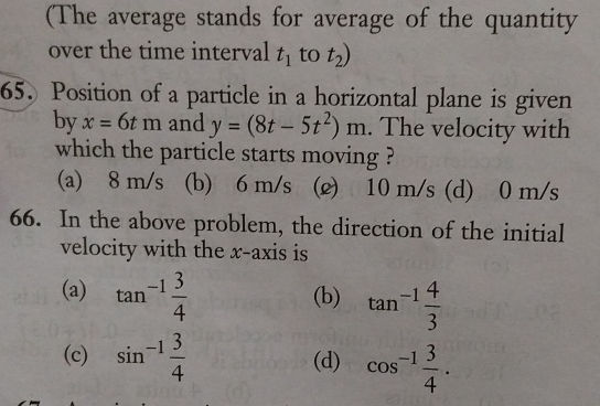 65 Position of a particle in a horizontal | StudyX