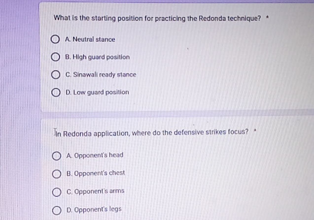 What is the starting position for practicing | StudyX