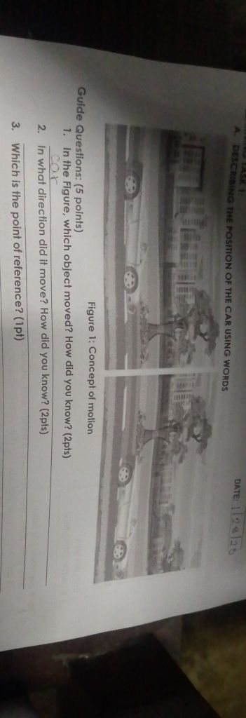 Guide Questions (5 points) Figure 1 Concept | StudyX