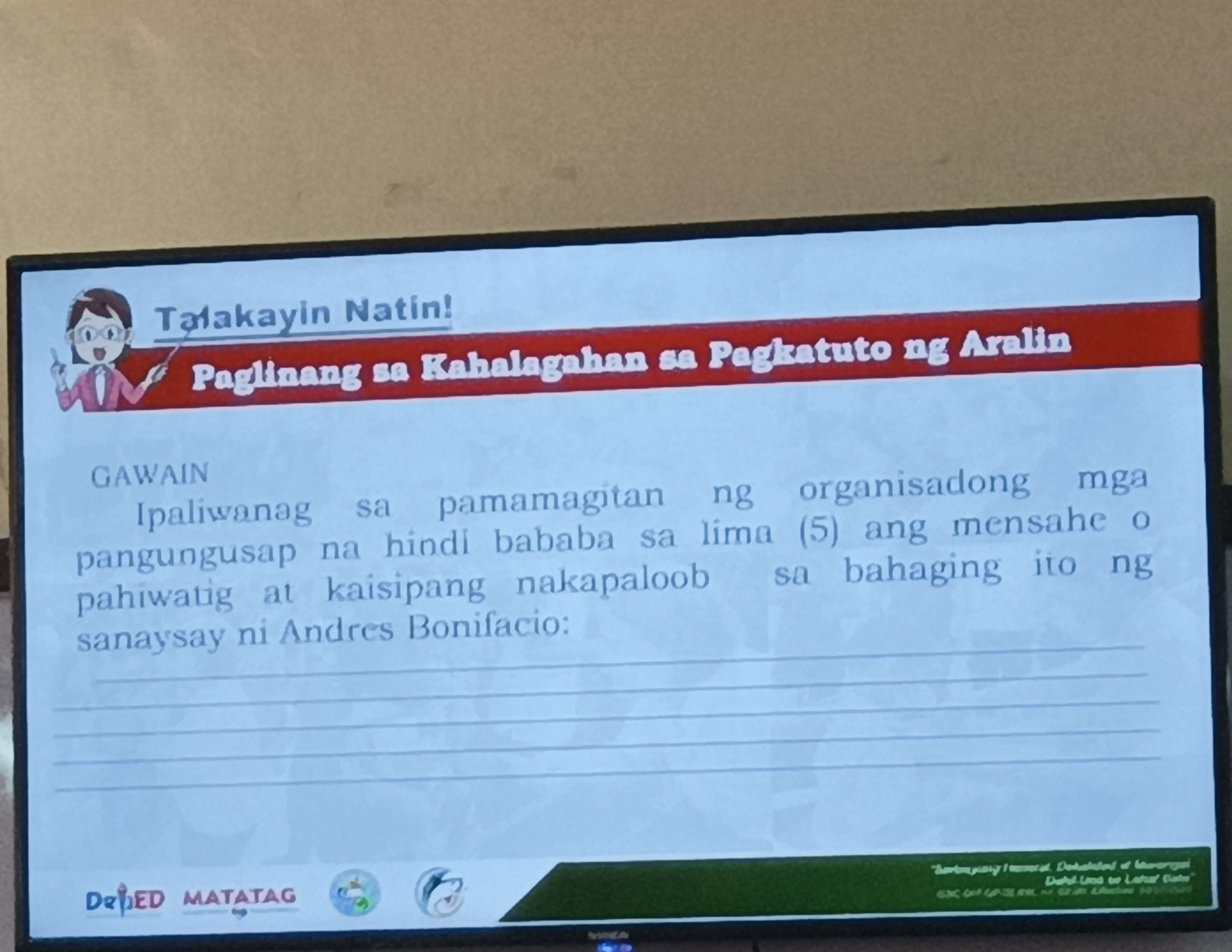 Talakayin NatinPaglinang sa Kahalagahan sa | StudyX