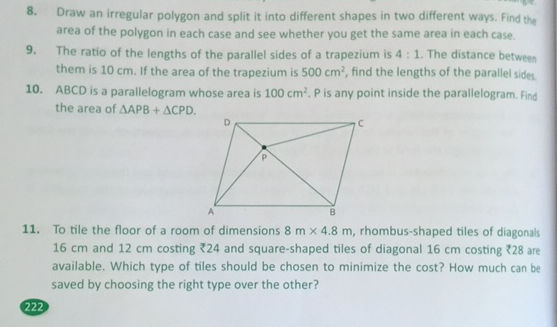 8 Draw an irregular polygon and split it | StudyX
