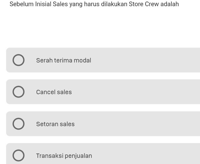 Sebelum Inisial Sales yang harus dilakukan | StudyX