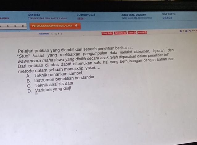 Pelajari petikan yang diambil dari sebuah | StudyX