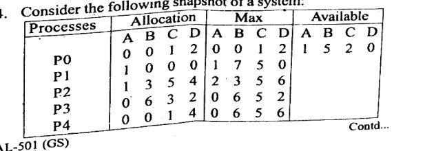 1 Consider the following snapshot of a | StudyX