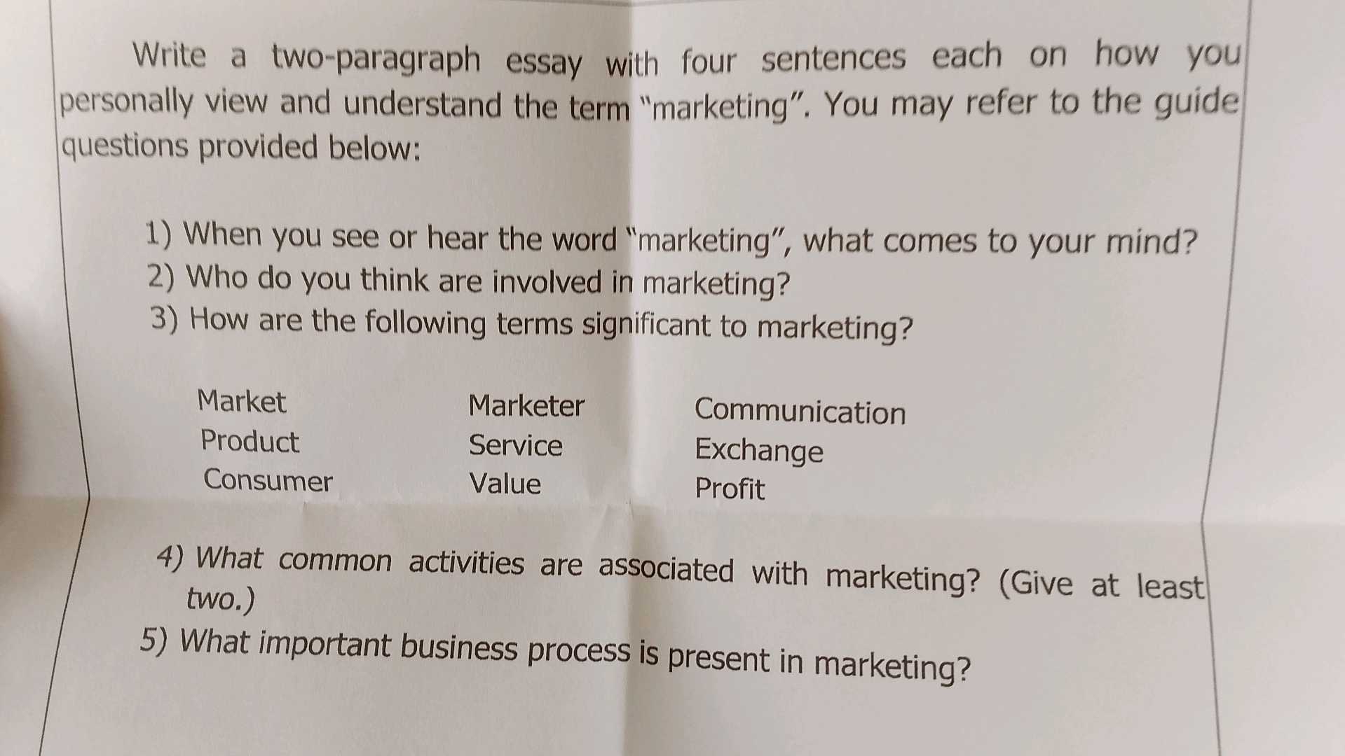 Write a two-paragraph essay with four | StudyX