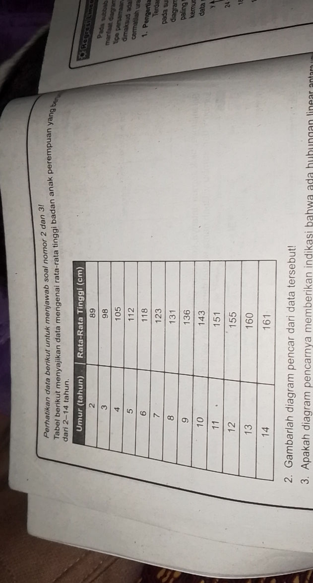 Perhatikan data berikut untuk menjawab soal | StudyX