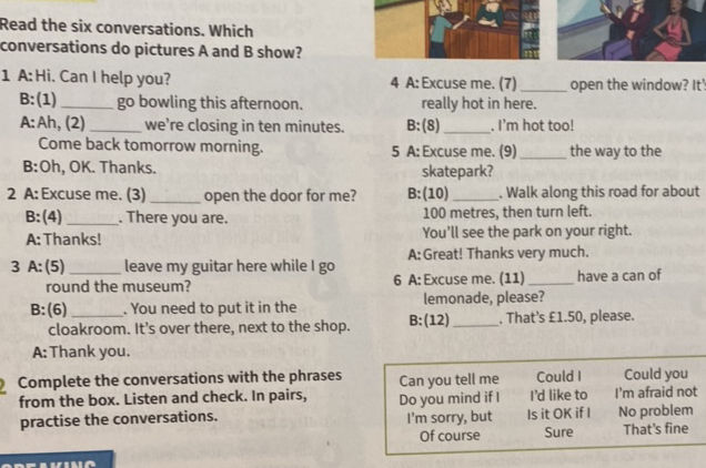 Read the six conversations Which | StudyX