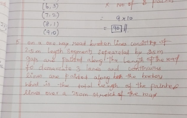 on a one way road broken lines consisting of | StudyX