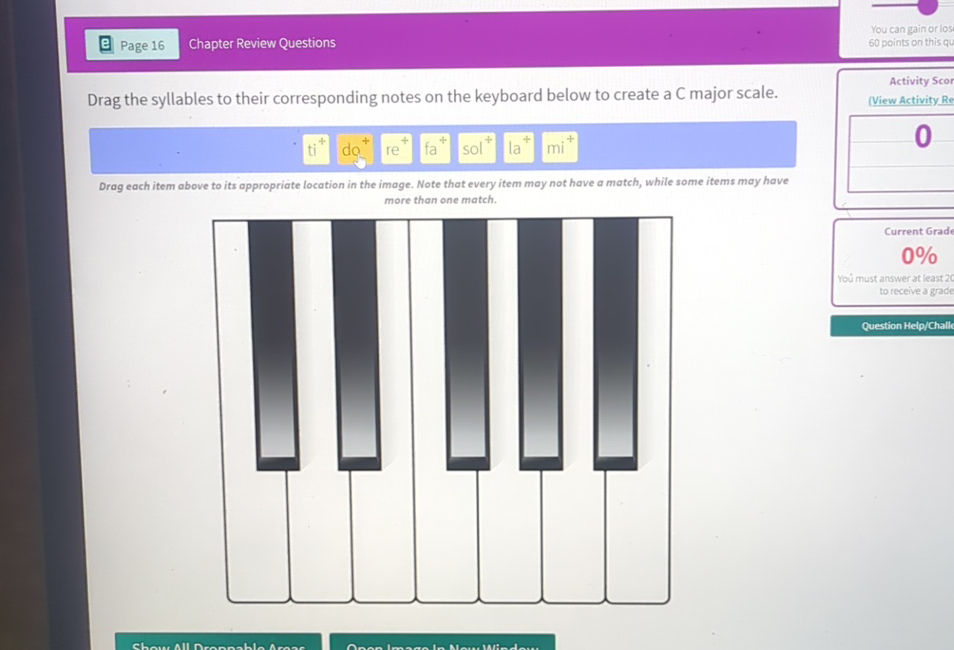 Drag the syllables to their corresponding | StudyX
