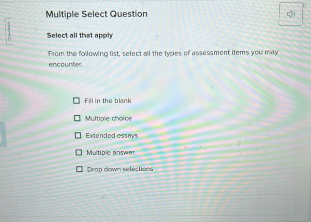 Multiple Select Question Select all that | StudyX