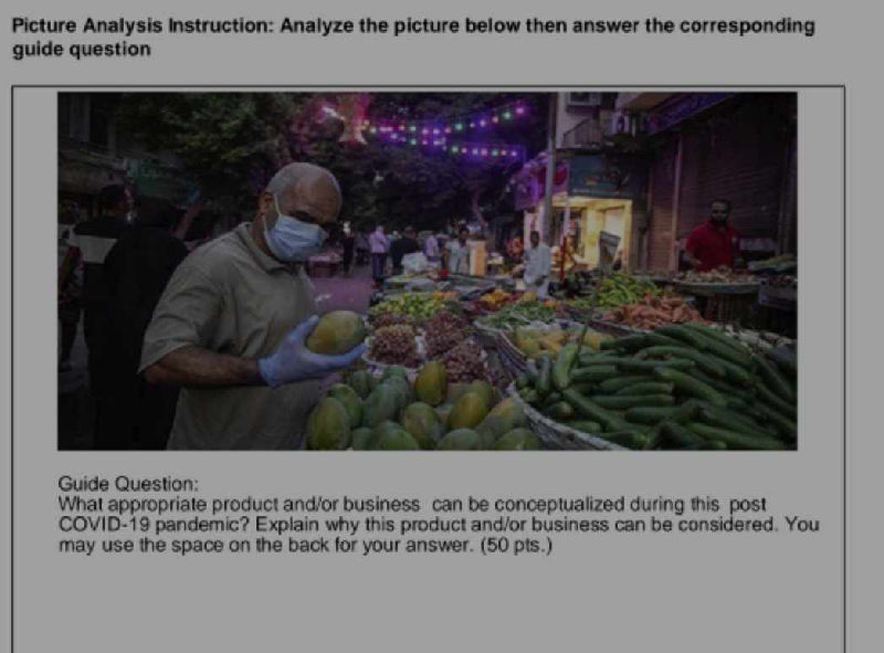 Picture Analysis Instruction Analyze the | StudyX
