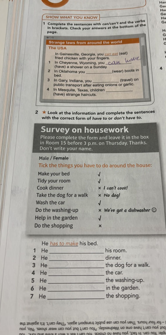 SHOW WHAT YOU KNOW 1 Complete the sentences | StudyX