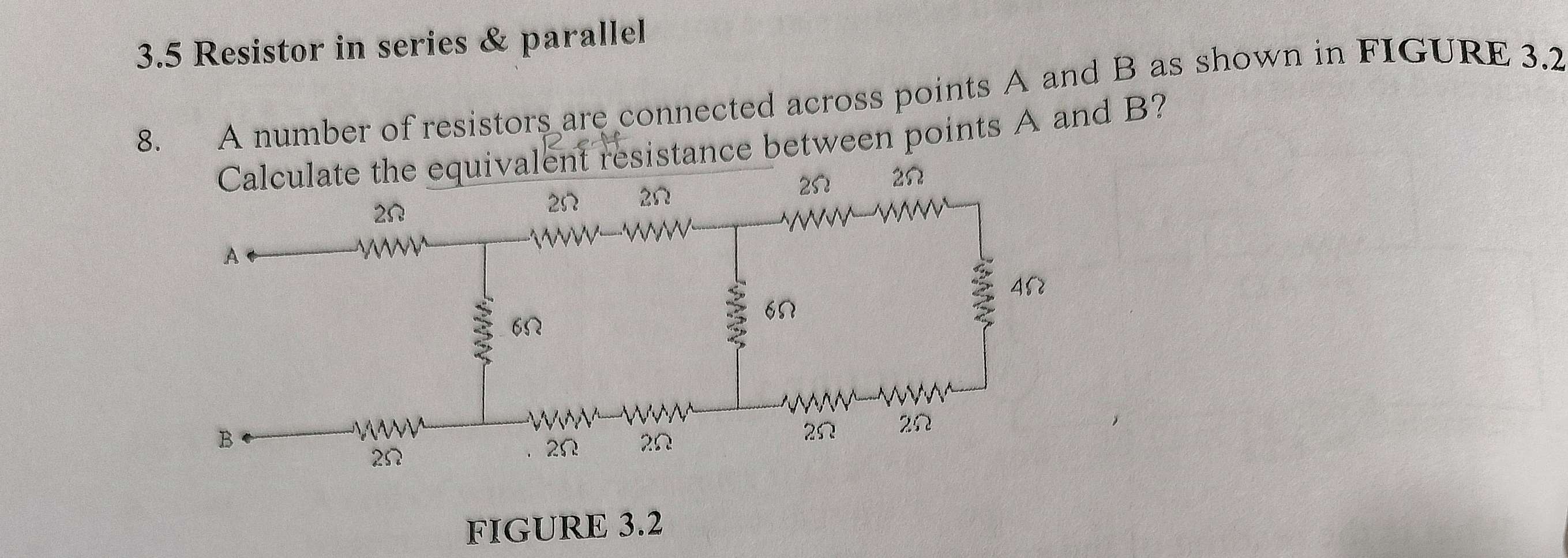 35 Resistor in series parallel 8 A number | StudyX