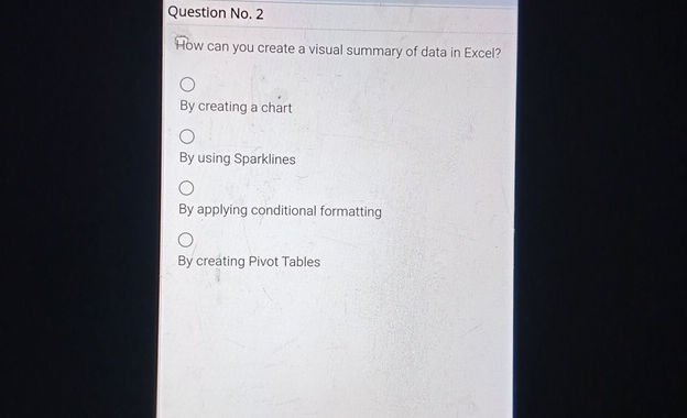 Question No 2 How can you create a visual | StudyX