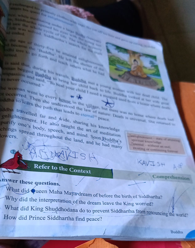 Answer these questions What did Queen Maha | StudyX