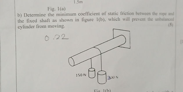 b) Determine the minimum coefficient of | StudyX