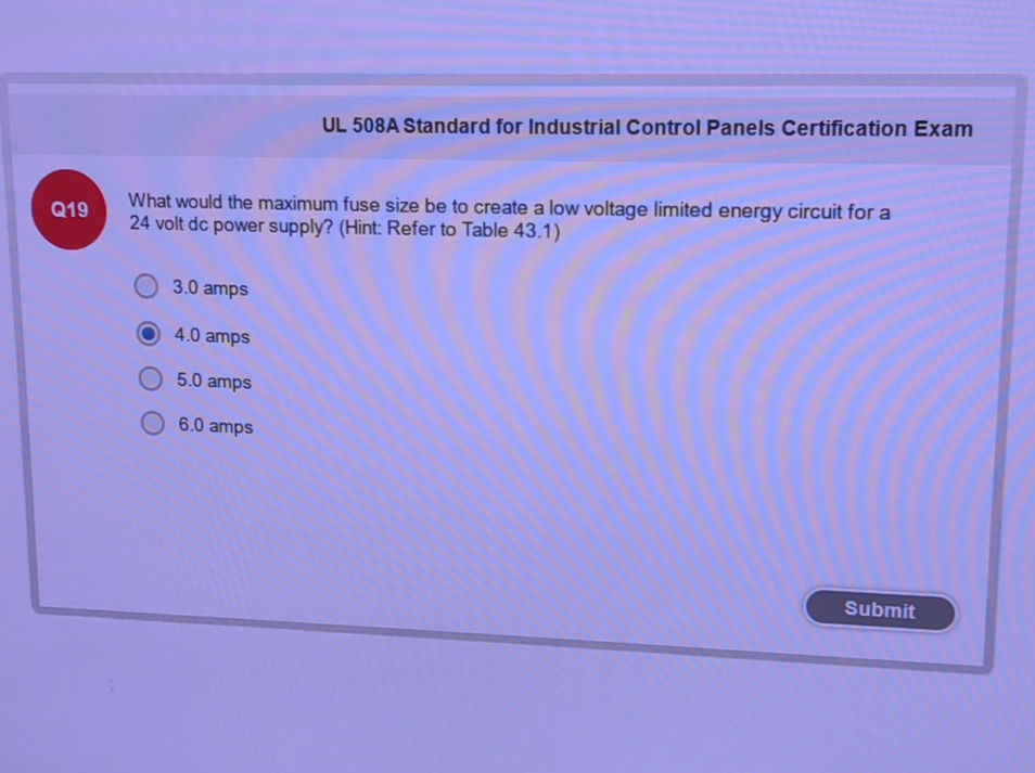 UL 508A Standard for Industrial Control