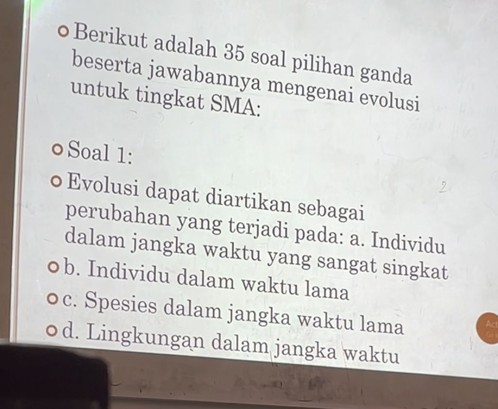 Berikut adalah 35 soal pilihan ganda | StudyX