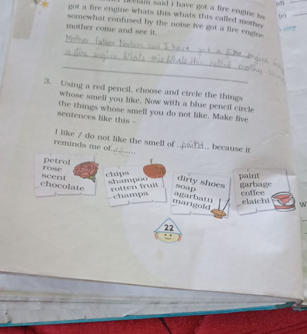 3 Using a red pencil choose and circle the | StudyX